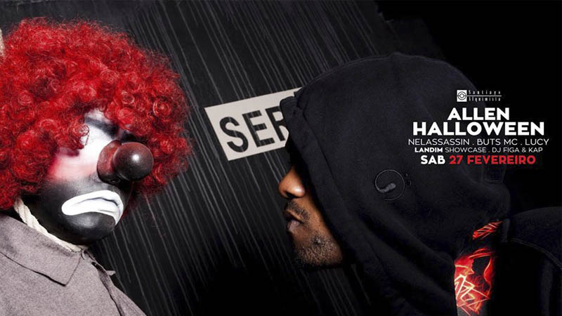 Allen Halloween regressa à capital com vários convidados